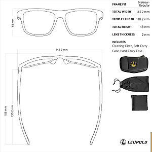 Leupold Katmai Performance Eyewear with Matte Tortoise Frames and Bronze Mirror Polarized Lenses