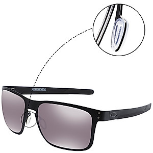 DROGO 3 Pairs Soft Silicone Replacement Nose Pads Nose Piece for Oakley Holbrook Metal OO4123/Feedback OO4079/Gauge 6/M/L/Blender/Tincan OO4082/Tinfoil OO4083 Sunglasses, Anti-Slip, Skin-Friendly