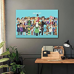 Posters Painting Anime Posters Game Dream SMP Poster Canvas Poster Bedroom Decor Office Room Decor Gift 08x12inch(20x30cm) Unframe-Style