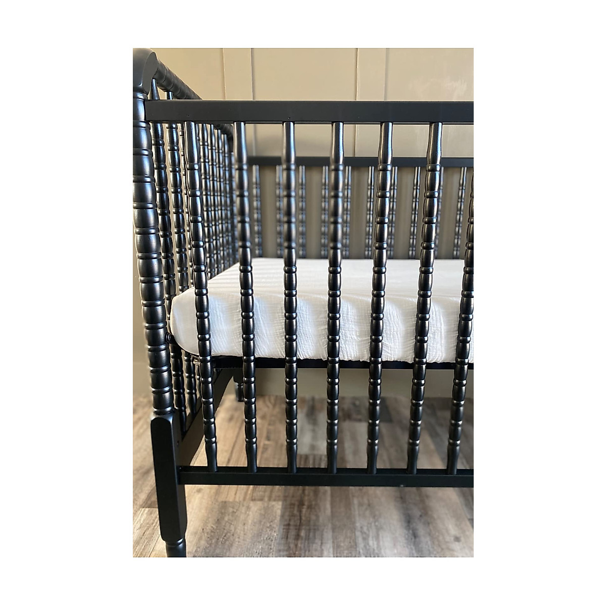 Neutral Muslin Crib Sheets (Creamy White)