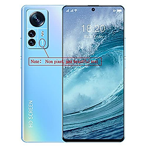 Unlocked Mobile Phones, Adnroid 8.1 7 Inch Ultrathin Smart Phone HD Full Screen Phone, Dual SIM Unlocked Smartphones 2GB +16GB, 2MP+5MP Mobile Cell Phone Gift for Friends (Blue)