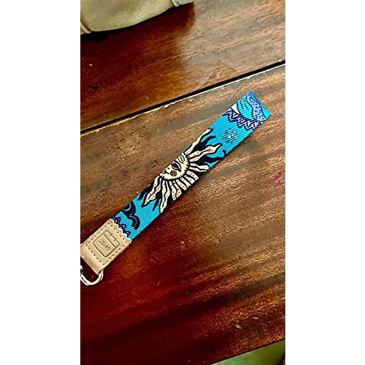 DQL wrist key lanyard, Bohemian key chain wristlet hand lanyard key wrist strap, keychain short key lanyard, car key holder for women(Cute)