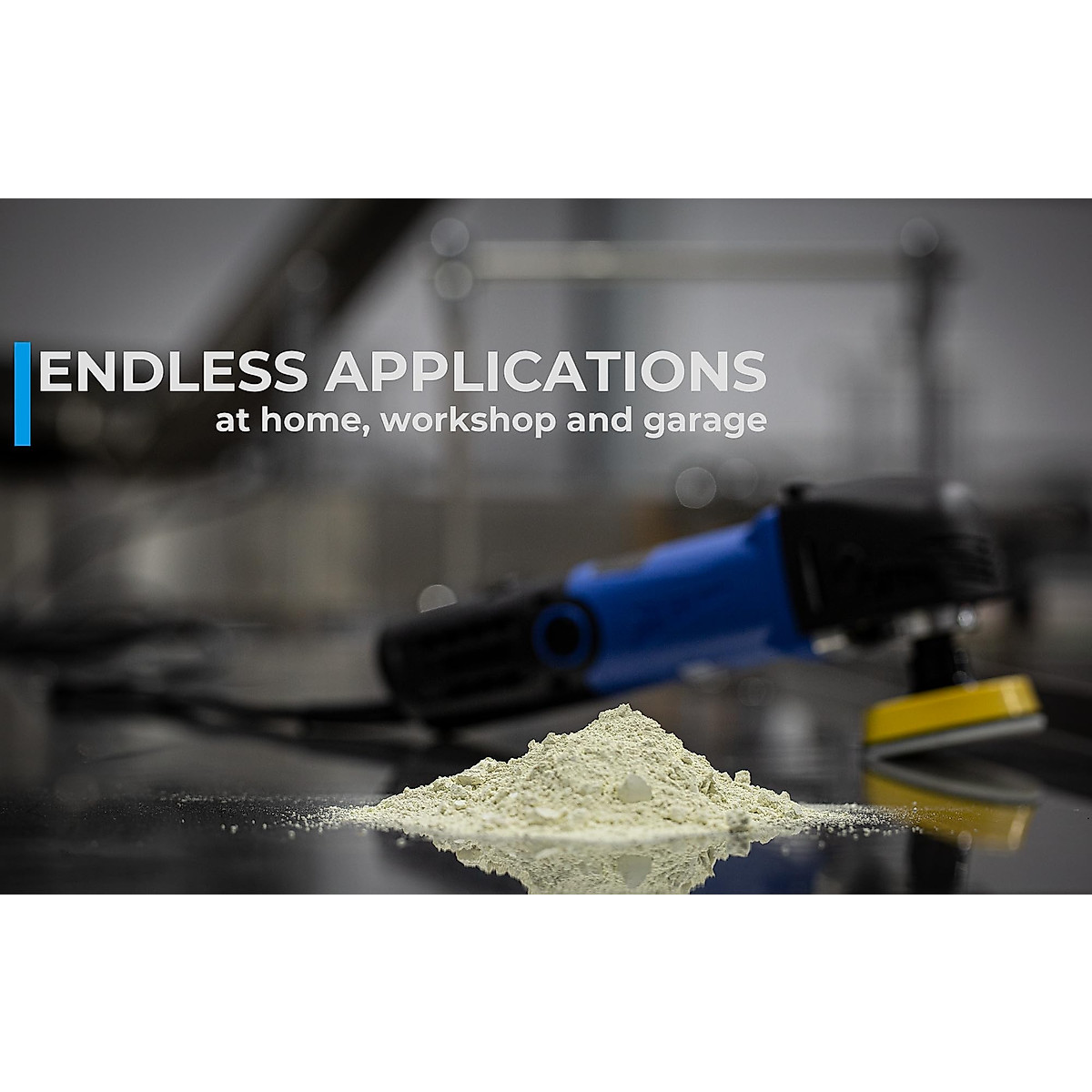 Glass Polish 90001 Cerium Oxide Fine Grade Glass Polishing Powder - TREO 95% - 2.5 microns – 1.76 Oz - White