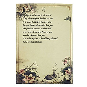 SOOKOO 48 Pcs Assorted Color Writing Stationery Paper, Letter Writing Paper Letter Sets (6 pattern, 8 pcs each pattern) (Style 02)