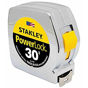 Stanley 33-430 1" X 30' PowerLock Tape Measure, 4 Pack