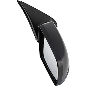 Kool Vue Left & Right Power Heated Door Mirrors Compatible With Toyota Tundra 2007-2013 Manual Fold Without Signal Light, Memory & Puddle Lamp Textured Standard Cab, With Cold Climate Specification
