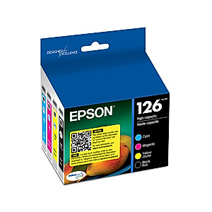 Epson T126120-BCS DURABrite Ultra Black and Color Combo Pack High Capacity -Cartridge -Ink