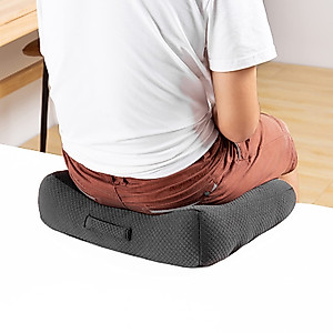 WSGJHB Car Booster Seat Cushion Heightening Height Boost Mat, Breathable Mesh Portable Car Seat Pad Angle Lift Seat Cushions Ideal for Car Office,Home, Used All The Year,C,40x40x12cm