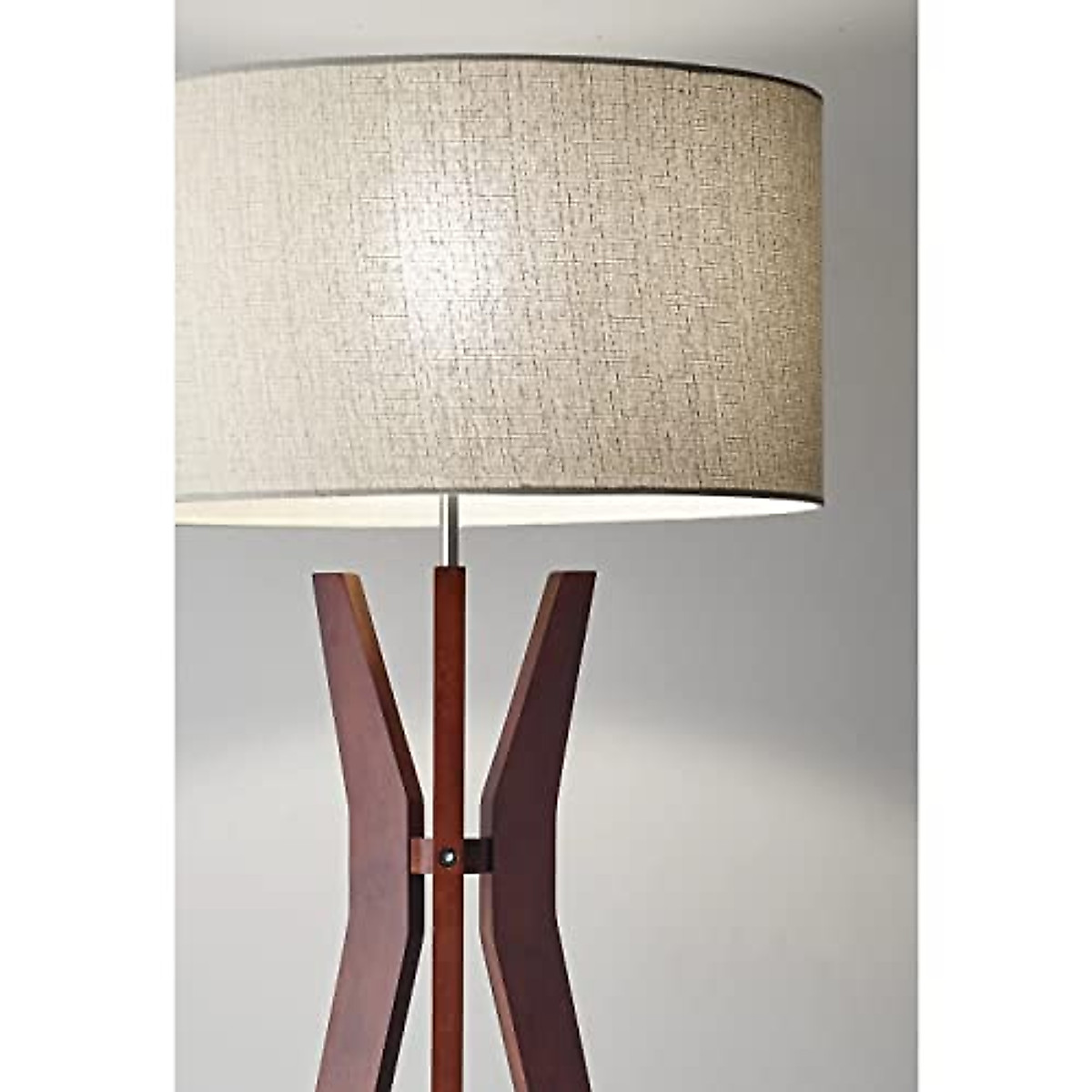 Adesso 3471-15 Bedford 59.5" Floor Lamp, Smart Outlet Compatible , Brown