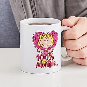 CafePress Sally 100% Adorable Ceramic Mug Ceramic Coffee Mug, Tea Cup 11 oz