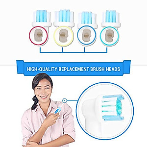 Mr. Dental Premium Oral-B Braun Compatible Replacement Toothbrush Heads 8 pack (2 year supply) for Superior Care, Soft Bristles.
