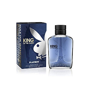 Playboy King of The Game Eau de Toilette Spray for Men, 3.4 Ounce