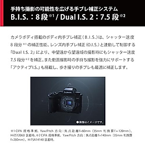Panasonic LUMIX G9II Micro Four Thirds Camera, with 12-60mm F2.8-4.0 Lens DC-G9M2LK (International Model)