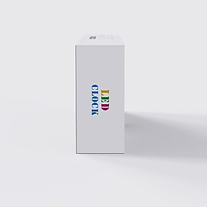 Alarm Clock for Heavy Sleepers Adults, 8.7'' Large Led Digital Mirror Alarm Clock with USB Charger, Vibrating Alarm Clock with Bed Shaker, Battery Backup Snooze Dual Alarm Dimmer, for Teens Adults