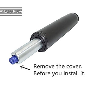 DOZYANT 6" Long Stroke Office Chair Gas Lift Cylinder Replacement,Hydraulic Pneumatic Shock Piston Heavy Duty (450 lbs) for Tall Person Universal Size Fits Most Executive Chairs, Highest End Class 4