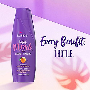 Aussie Total Miracle Collection 7n1 Shampoo and Conditioner Set, 12.1 Fluid Ounce Each