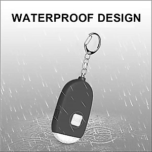 Personal Security Alarm Keychain Set for Women,3Packs Rechargeable Self Defense Safety Alarm Keychain with Loud 130dBs to Protect Your Family, Kids, Elderly & Dog Walkers Safety