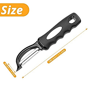 Sihuuu Premium Swivel Vegetable Peeler for Home Kitchen, Durable Stainless Steel Blade Peelers for Potato, Carrots, Vegetables