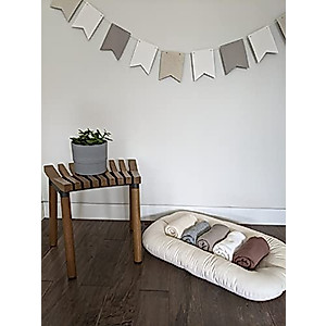 NoomiNest Baby Lounger Cover ONLY | 100% Waffle Cotton (Soft Fawn)