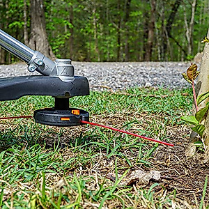 Weed Warrior Pulverizer Universal Trimmer Line with Line Cutter, 0.095" Diameter x 200', Red