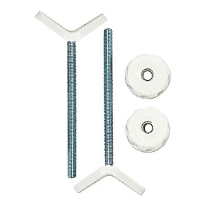 Baby Gate Guru Extra Long M8 (8mm) Stair Banister Adapter Y-Spindle Rods 2 Pack for Pressure Mounted Baby and Pet Safety Gates (8mm, White)