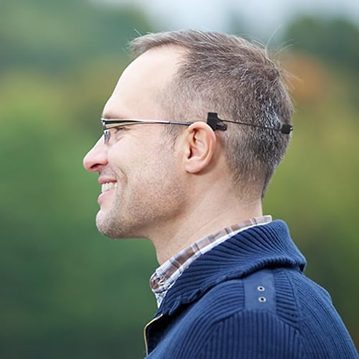 Eye Glasses String Strap Holder - No Tail Glasses Strap - Adjustable Eyeglass Strap - Wired Sunglasses Strap for Men - 15" Glass Lanyard for Women - 2 Cords