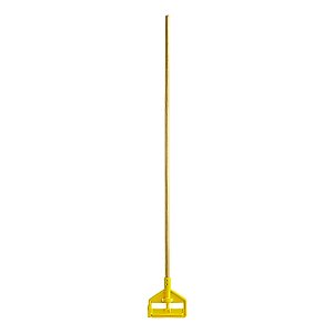 Rubbermaid Commercial Products Invader 60" Wood Wet Mop Handle, Natural, for Professional/Industrial Floor Cleaning, Compatible with 1" Headband Mops