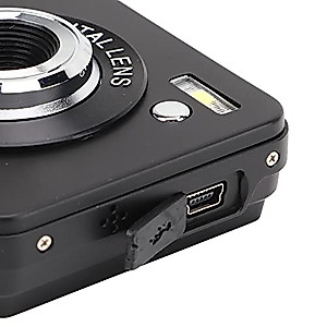 2.7in Display Digital Camera, 2.7K 48MP Vlogging Camera 16x Zoom Anti Shaking HD Camera Face Recognition, Built in Fill Light, Support Maximum Storage 128G Extensions