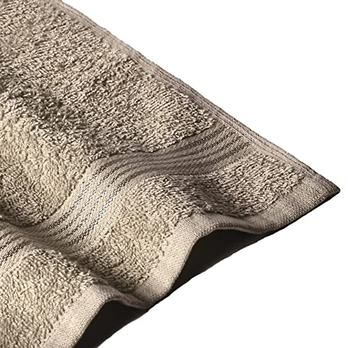 Belizzi Home Ultra Soft Cotton Washcloths, Contains 24 Piece Face Cloths 12x12 inch, Ideal for Everyday use Face Towels, Compact & Lightweight Multi Purpose Washcloths - Tan