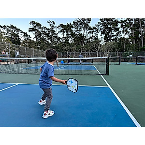 Litakon Premium Youth Pickleball Paddle Set, 2 Fiberglass Kids Paddles with Honeycomb Core, Bundle of Lightweight Fiberglass Rackets for Kids Age 4-12, Backpack, 4 Balls, 2 Kids Rackets