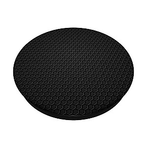 Carbon Fiber Carbon Weave Futuristic Black PopSockets PopGrip: Swappable Grip for Phones & Tablets