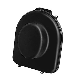 MOSLA Hat Box Travel Fedora Case Universal Size Hat Carrier,Sleek Hat Storage Case Easily Straps to Suitcase or Carried on Shoulders,Travelling Hat Boxes Gift Idea for Men Black