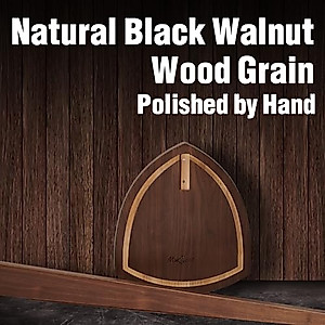 Musbeat Acoustic Guitar Stand, Wood Guitar Stands Floor for Acoustic Guitar, Wooden Guitar Stand for Electric Guitar, Mandolin, Black Walnut Guitar Hanging Stand for Home, Living Room, Decoration