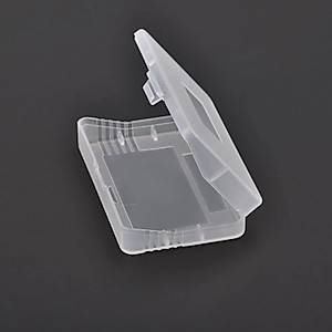 Tectra 10Pcs Game Card Cartridge Case, Clear Protective Game Cartridge Card Box Storage Case Cover for Nintendo Game Boy Advance GBA