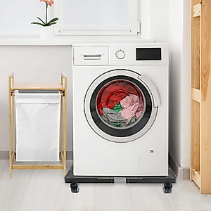 Washing Machine Furniture Dolly, SEHOI 2 Pack Telescopic Movable Trolley with Locking Swivel Wheels, Mobile Roller 4 Wheels Heavy Duty 500 Lbs Weight Limit for Refrigerator, Washing Machine and Dryer