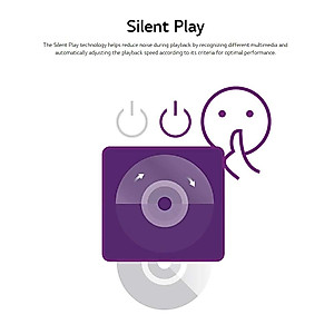 Produplicator LG BP60NB10 Portable 6X Ultra HD 4K Blu-ray Burner External Drive with CyberLink Software, 50GB M-DISC BD-R DL, and USB Cable - Burns CD DVD BD DL BDXL Discs