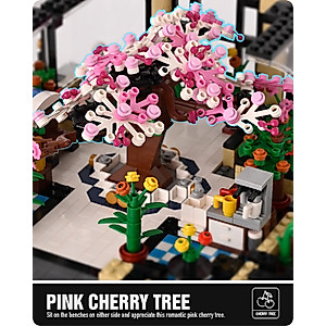 Nifeliz Street Botanical Garden MOC Building Blocks and Engineering Toy, Construction Set to Build, Model Set and Assembly Toy for Teens and Adult(2147 Pcs)