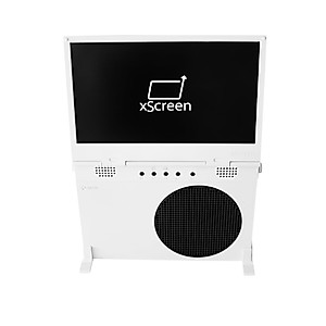 UPspec Gaming xScreen Stand - Designed for Xbox - Ideal Compatible Feet Designed for an xScreen Attached to an Xbox Series S to go Vertical. (White)