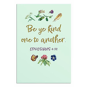 DaySpring - We Give Thanks - 4 Nature Design Assortment with Scripture - King James Version - 12 Thank You Boxed Cards & Envelopes (U0061)