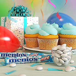 Mentos Chewy Mint Candy Roll, Mint, Non Melting, Party, 14 Count (Pack of 15) - Packaging May Vary