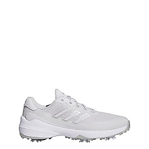 adidas Men's ZG23 Vent Golf Shoes, Dash Grey/Footwear White/Silver Metallic, 10.5