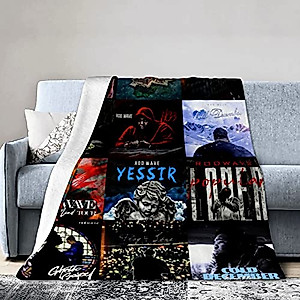 Idol 3D Print Throw Blanket Anti Pilling Flannel Fleece Throw Blanket Beach Blanket Picnic Blanket for Sofa,Office Bed Car Camp Couch 50"X40"