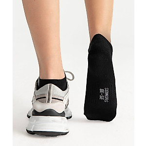 SONNORS Ankle Socks for Women Low Cut Short Cotton Socks Non-Slip Breathable Comfortable Socks for Womens and Mens - 6 Pairs