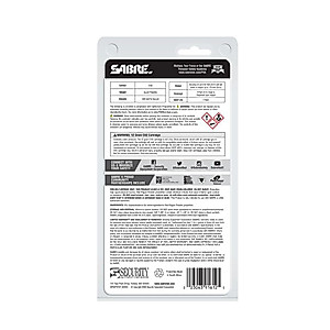 SABRE Home Defense Pepper Ball Launcher Refill Kit 14 Red Pepper Powder Balls and 2 C02 Cartridges