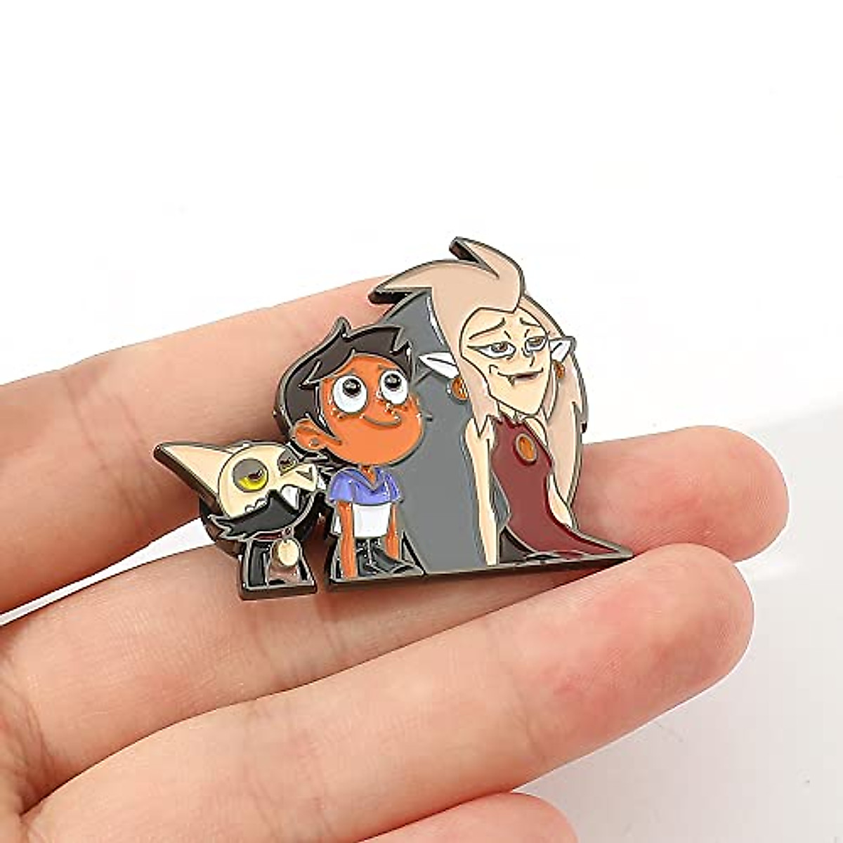 Fantasy Adventure Cartoon The Owl-House Enamel Pin Metal Brooch Badges Pins for Backpack Hat Accessories (A)