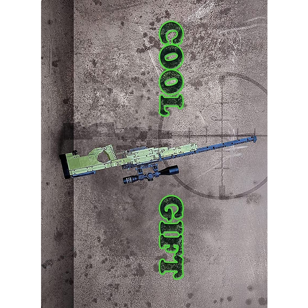 CampCo Sniper Rifle Gun Building Blocks Blaster Kit, like Lego & NERF, 14+ yrs & Adults, 1491 pcs 3D, Simulation Weapon Toy, DIY, Mechanical Model Kit