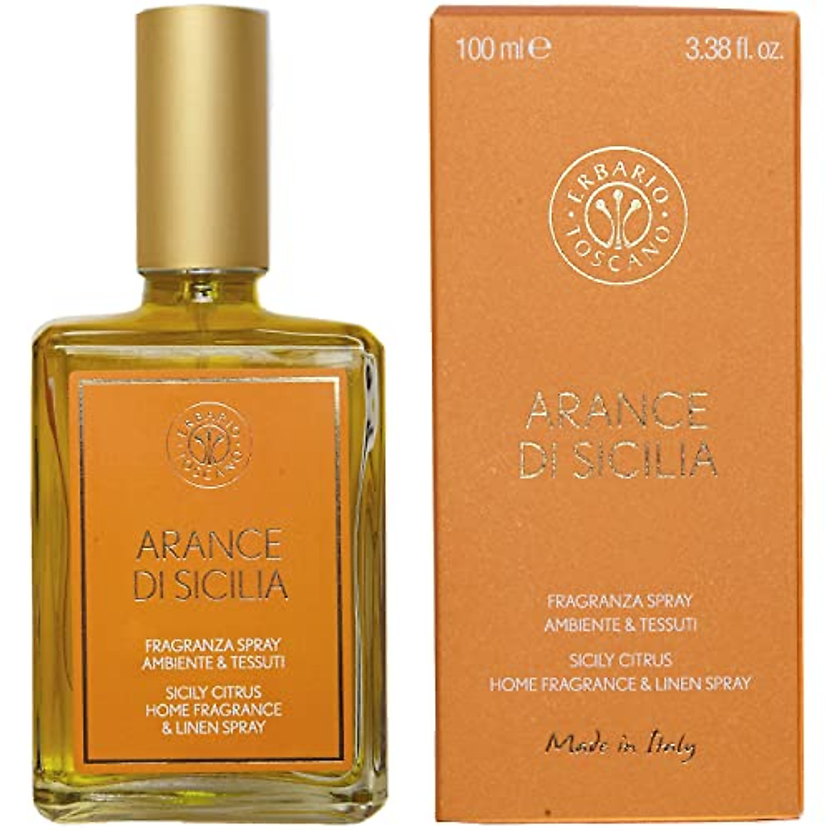 Erbario Toscano Home Fragrance Home & Linen Spray 100ml (Sicily Citrus)