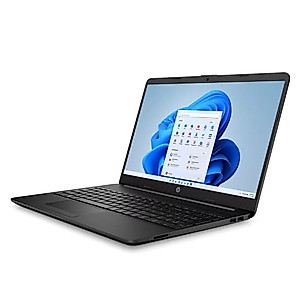 HP 2022 15.6" HD BrightView Laptop, Intel Pentium N5030 Processor, 8GB RAM, 256GB PCIe SSD, Intel HD Graphics, HD Webcam, Stereo Speakers, Black, Windows 11, 32GB SnowBell USB Card