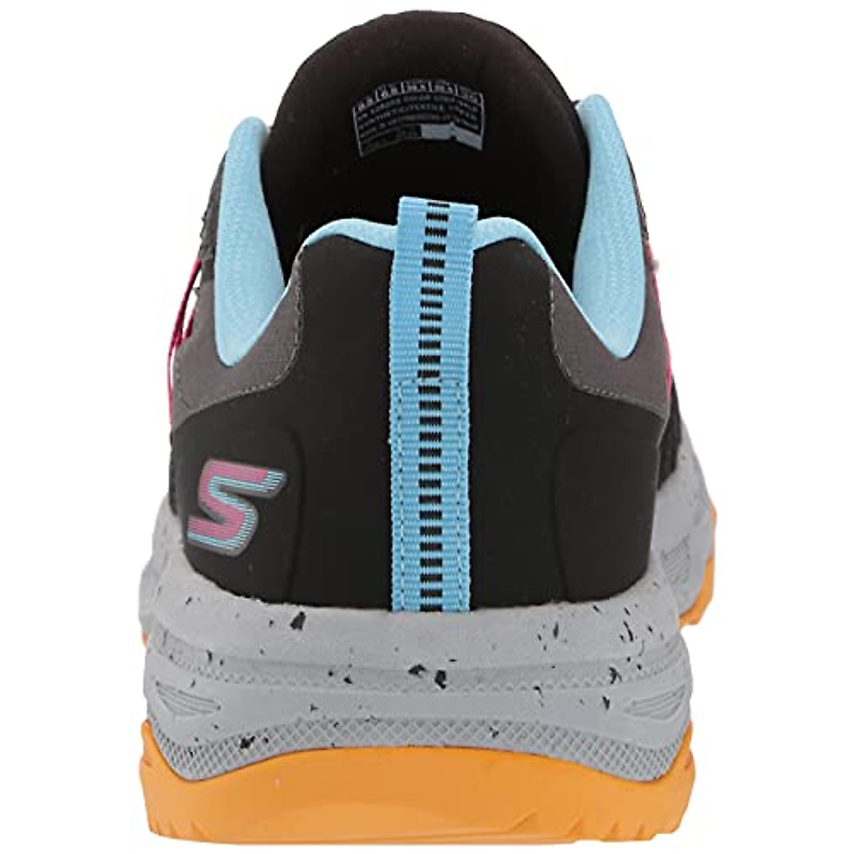 Skechers Women's GO Run Trail Altitude-River Sneaker, Black/Light Blue, 6