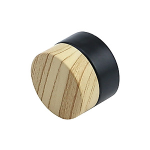 Tighall Small Empty Black Glass Cosmetic Containers with Lids Round Frosted Travel Jars with Inner Liners Sample Jars Refillable Cosmetic Container Bottles for Lotions Sample Eye Creams (3 PACK, 5g)